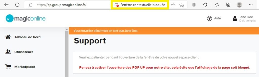 Activar POP-UP en mi navegador - Magic Online Support